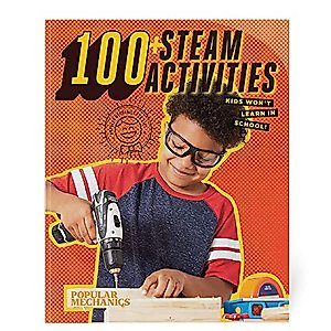 100+ STEAM Activities Kids Won't Learn in School: STEAM-Focused Activity Book Filled with Puzzles, DIY projects, and Other Activities - Make Learning Fun At-Home!