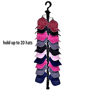 Multi-Purpose Magic Hangers Space Saving Clothes Hangers Organizer Smart Closet Space Saver with 20 Sturdy stainless steel Clips for Your Toys, Hats, Cap, Scarves, Gloves, Towel, Jewelry, etc.
