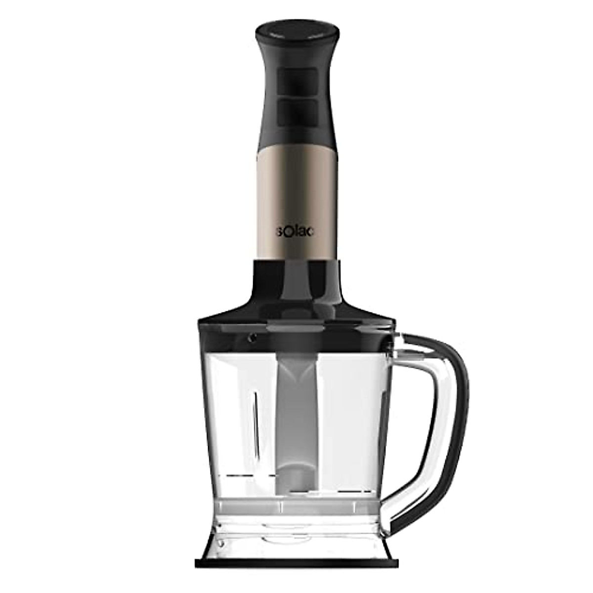 Solac Professional 1000W* Stainless Steel Hand Blender w/Accessories Kit,Standard,SJK-1172