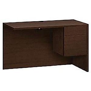 HON Right Return 48"W Desk, Mocha
