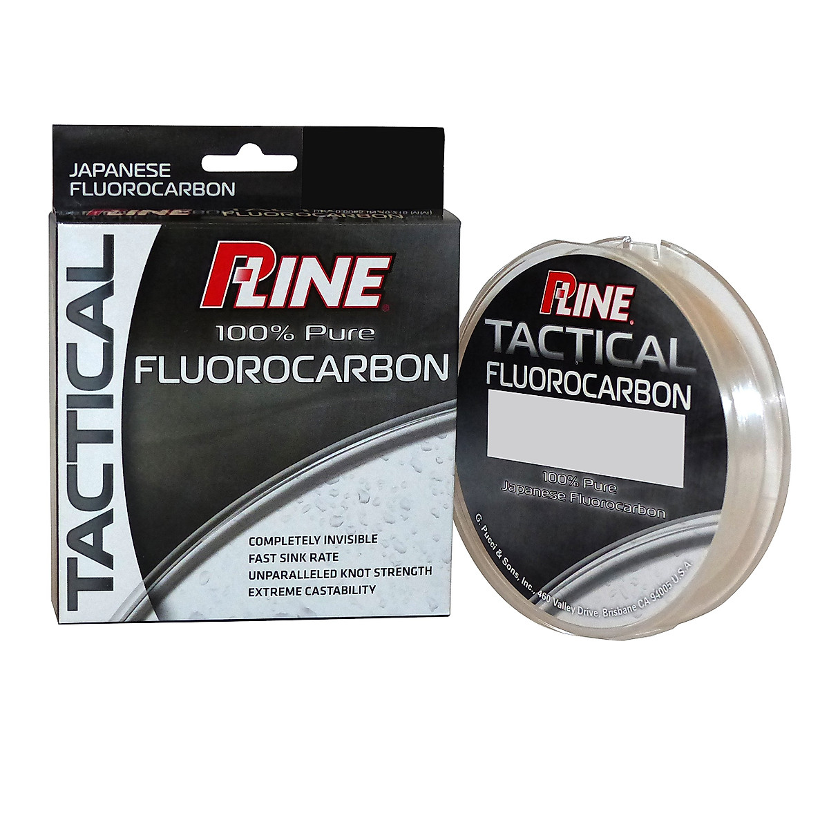 P-Line Tactical Premium Flurorcarbon 200 yd Filler Spool, 8 lb, Clear (750182961)