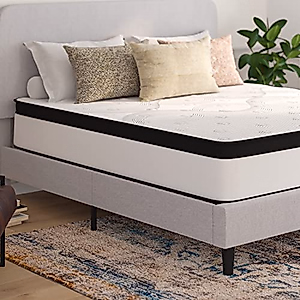 Taylor & Logan Linden 12" CertiPUR-US Certified Hybrid Pocket Spring Mattress in a Box with an Extra Firm Feel for Durable Support - King