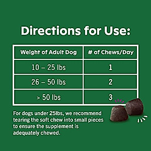 Greenies Immune Health Dog Supplements with an Antioxidant Blend of Vitamin C and E, 40-Count Chicken-Flavor Soft Chews for Adult Dogs