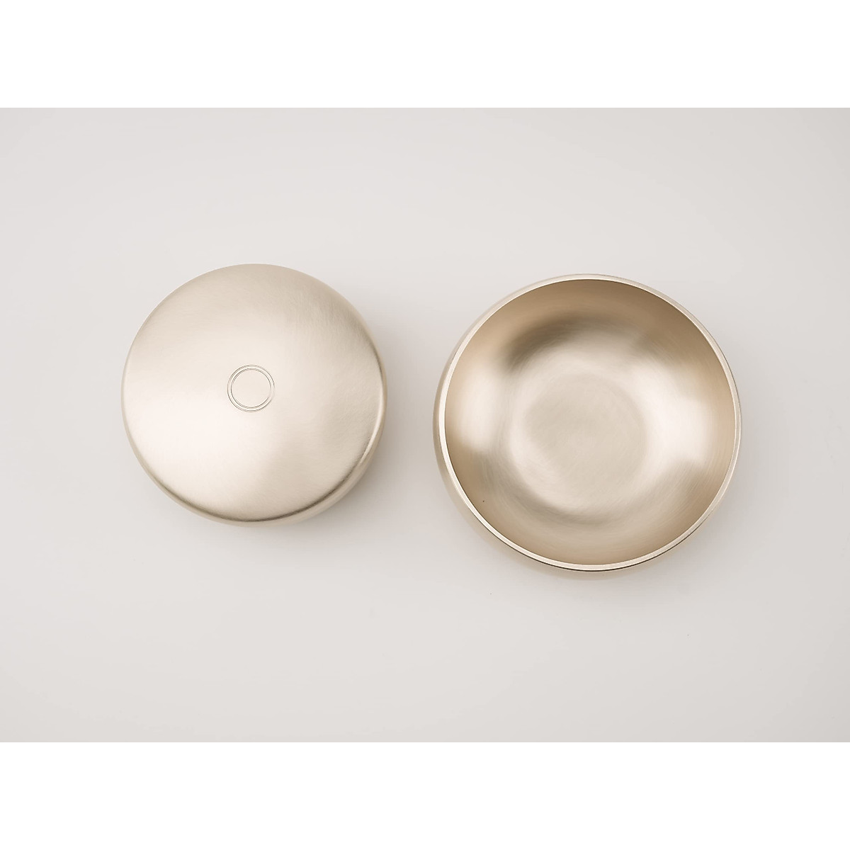 Premium Brassware Rice Bowl Soup Bowl Set Korean Traditional Handmade Tableware Bronzeware BANGJJA YUGI Dinnerware (C)