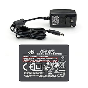 Plustek Power Adapter 15V 1.2A for OpticFilm 8100, 8200i SE, 8200i Ai, 8300i, 7400,7500 and 7600 Series use.