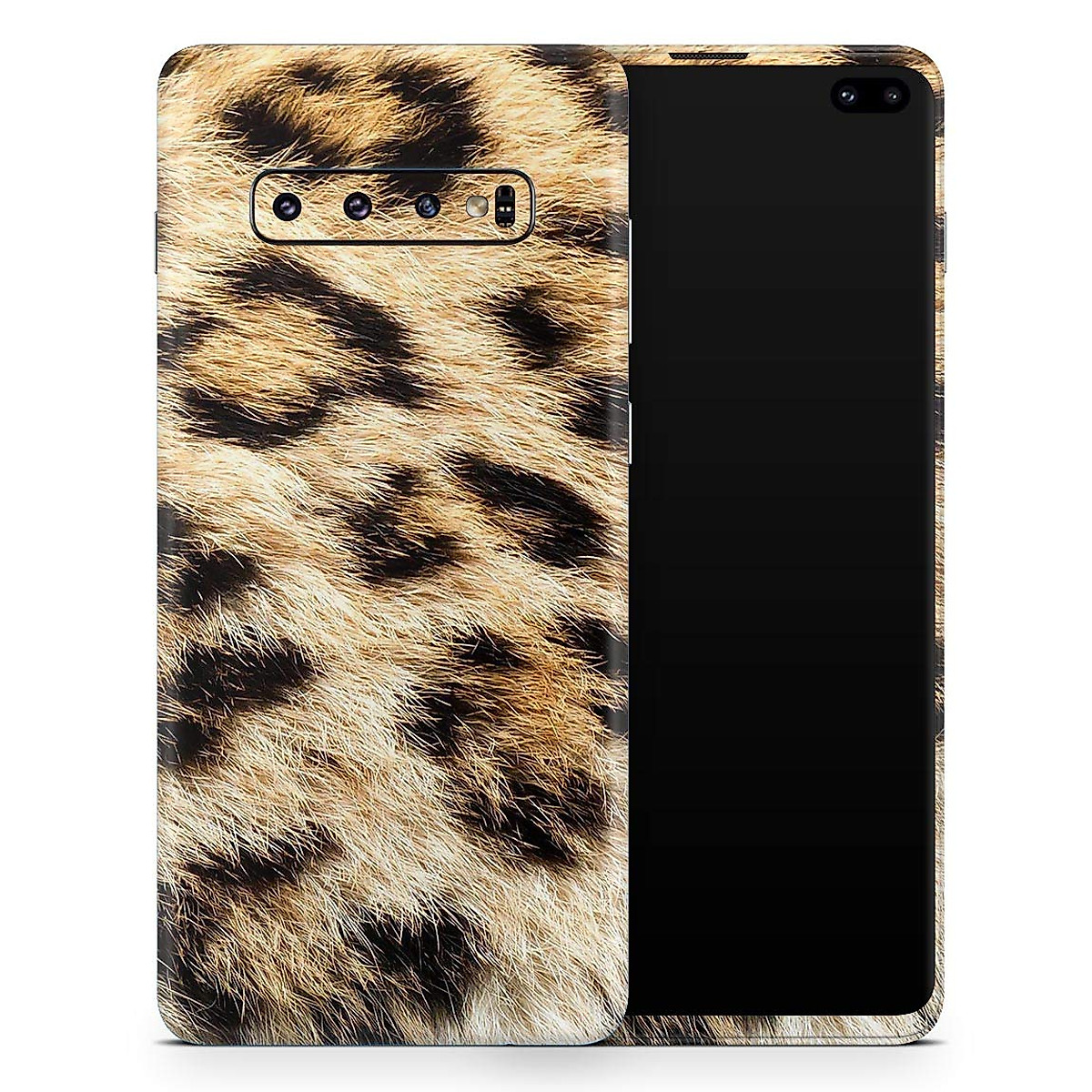 DesignSkinz Real Cheetah Animal Print Protective Vinyl Decal Wrap Skin Cover Compatible with The Samsung Galaxy S20 (Screen Trim & Back Glass Skin)