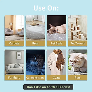 Pet Hair Remover,Deep Cleaning Dog Cat Hair Remover,Lint Cleaner Pro,Fur Removal Tool,Portable Carpet Scraper Rake,Fuzz Hairball Shaver Brush for Carpet,Car Mat,Couch,Pet Bed,Furniture,Rug(1Pcs)