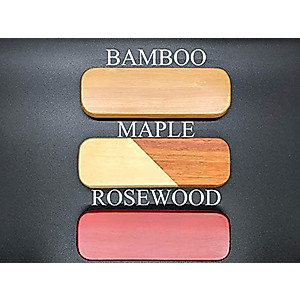 Custom Engraved Wood Pen Set With Maple and Rosewood Finish, Executive Pen and Box With Free Personalization