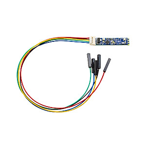 XICOOLEE Microwave Radar Sensor Module LD2410, 24GHz ISM Band, Human Presence Motion Sensing Module, Non-Contact Monitoring Detector, Horizontal Connect, with Bluetooth, Support GPIO and UART Output