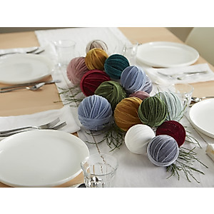 Velvet Decorative Spheres, Ball, Bookshelf Décor, Art Object, Vase Filler, Bowl Filler, Minimalist Décor, Modern Décor (CYO Small Large)