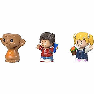 Little People Collector E.T. The Extra-Terrestrial Special Edition Figure Set In Display Gift Package For Adults & Fans, 3 Figurines