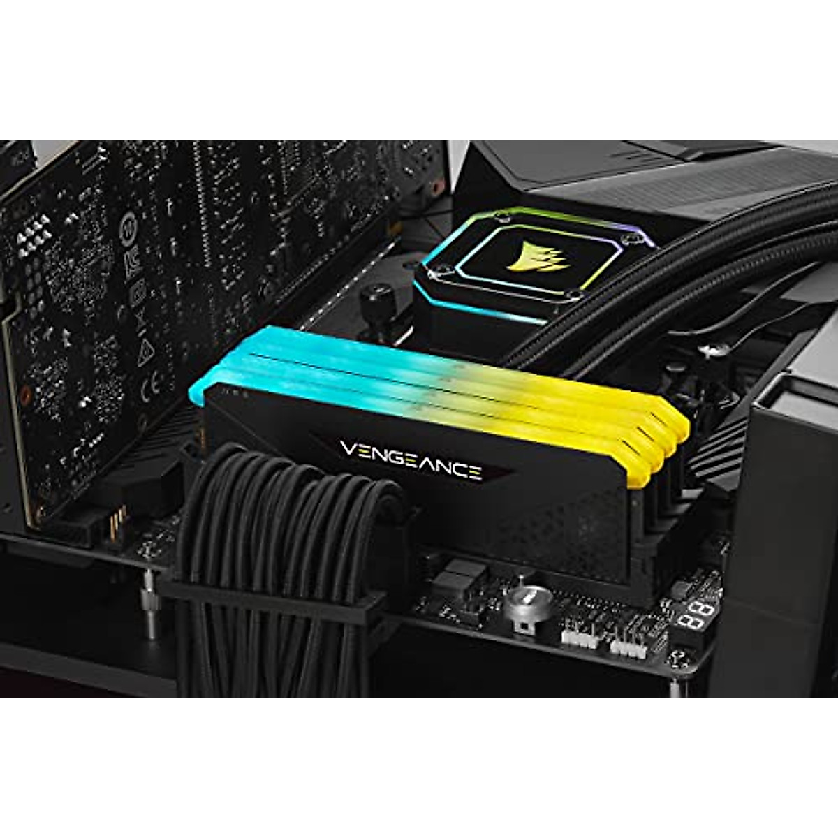 CORSAIR Vengeance RGB RS 32GB (4x8GB) DDR4 3200 (PC4-25600) C16 Desktop Memory