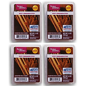 Better Homes and Gardens Spicy Cinnamon Stick Scented Wax Cubes (4 Pack)