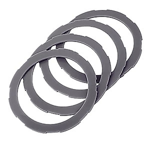 Stainless Steel Blender Cutter Blade, Jar Base Bottom Cap and 4Pcs Blender Gaskets Compatible with Oster Pro 1200 Blender, A.I.Force Premium blender replacement parts