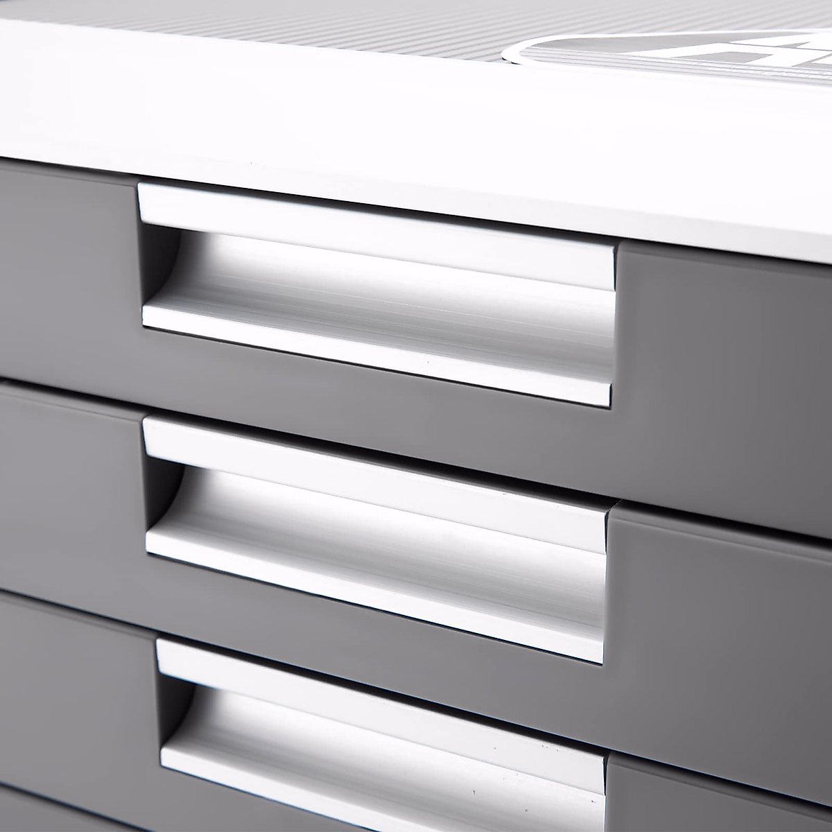 LIECARYAM 5 Office Lateral File Cabinets - Metal Lateral File Cabinet with Lock, Storage Cabinet with Drawers Under Desk Metal Filing Cabinet for Home Office for Legal/Letter A4 Size