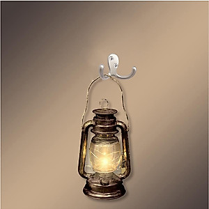 MsBong 10pcs Coat Hooks Hardware, Wall Hooks Heavy Duty Hooks for Hanging Coats Double No Rust Hooks Wall Mounted for Key, Towel, Bags, Cup, Hat (Silvery)