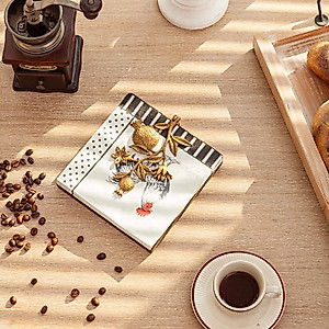 NIKKY HOME Vintage Wood Flat Napkin Holder