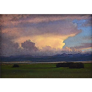 Thunderstorm, Sangres by Jeff Aeling, Original Oil on Panel, 10" x 14"