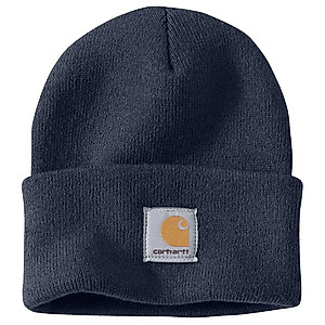 Carhartt Men's Knit Cuffed Beanie, Navy, One Size