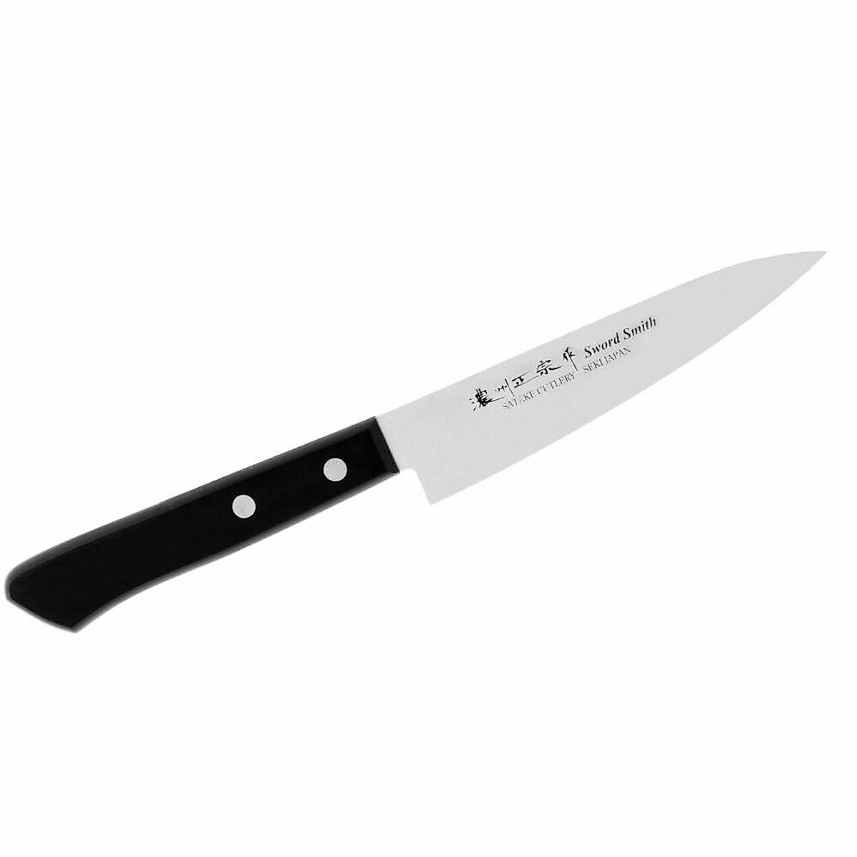 Satake Made In Japan Molybdenium Vanadium Stainless Steel Chef's Knife (801-850 Petty Blade 120mm) Wood,Stainless Steel,Natural