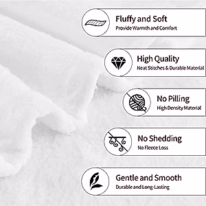 Peterbilt Thicken Double Sided Fleece Blanket Flannel Blanket Thick Fuzzy Warmth Plush Throw Blanket Super Soft Fuzzy Warm Blanket for Autumn,Winter,Bed,Home,Gifts 80"X60" Black