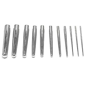 Urban Body Jewelry 13 Piece Surgical Steel Concave Ear Stretching Taper Kit (18 Gauge - 00 Gauge)