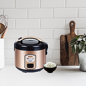 LP Living Plus Electric Rice Cooker, Non Stick Coating, One Touch Button (1.5L/8Cup)