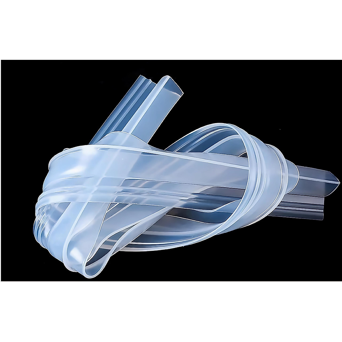 hokmly 120 Inch 10 Ft (Feet) Soft Shower Doors Sweep to Stop Leaks,Glass Door Seal Strip, Shower Silicone Seal Strip