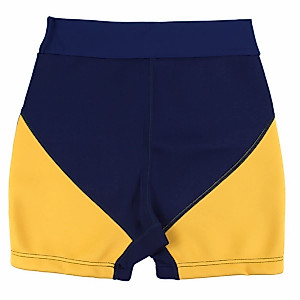 Splash About Toddler Jammers Swim Diaper Shorts, Navy/Yellow, 3-4 Years