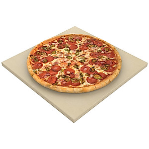 13.2" Square Pizza Stone Replacement for Ooni Koda, Karu & Fyra 12, Ooni 3 Pizza Oven, Big Horn Oven, Cordierite Baking Pizza Stone for Ooni Pizza Stone Accessories, Most Grill & Oven,for Bread &Pizza
