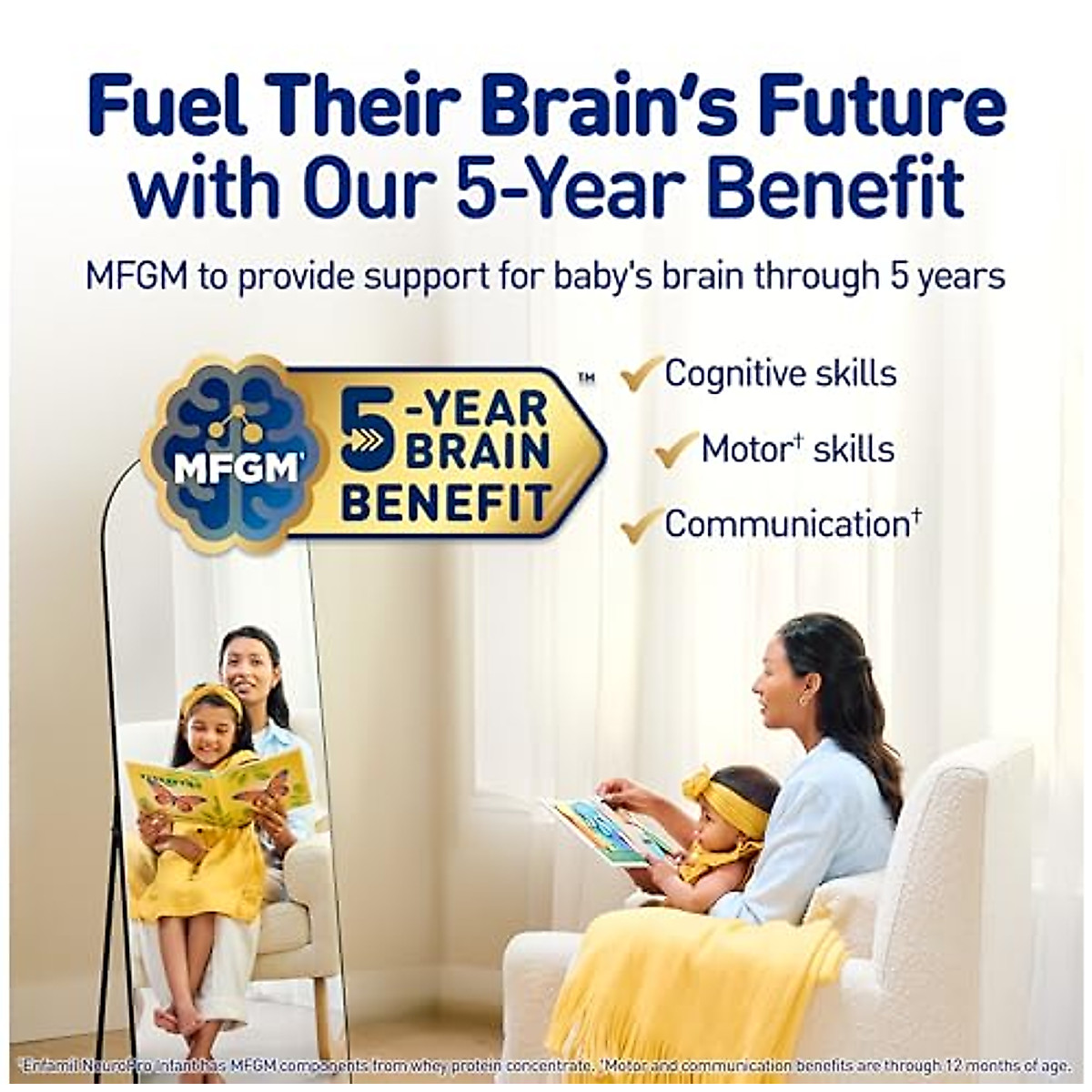 Enfamil NeuroPro Baby Formula, MFGM* 5-Year Benefit, Expert-Recommended Brain-Building Omega-3 DHA, Exclusive Immune Supporting HuMO6 Blend, Ready-to-Feed Infant Formula, Liquid, 6 Fl Oz (24 Count)