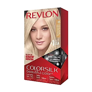 Revlon ColorSilk Beautiful Color, [05] Ultra Light Ash Blonde 1 ea (Pack of 3)