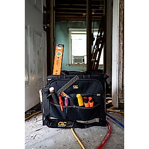 Custom Leathercraft1539 Multi-Compartment 50 Pocket Tool Bag