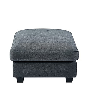 130" L-Shaped Convertible Modular Sectional Sofa with Reversible Chaise, Feather Filled, 5-Seat, 4 Pillows