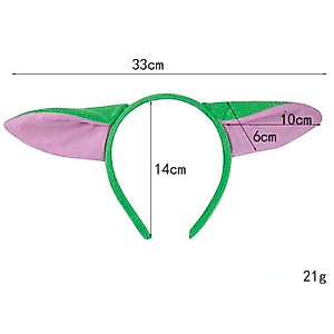 Big Ears Headband,Alien Headband,Headwear with Ears,Cute Decorative Hair Hoop for Hallowen,Cosplay (Yellow)