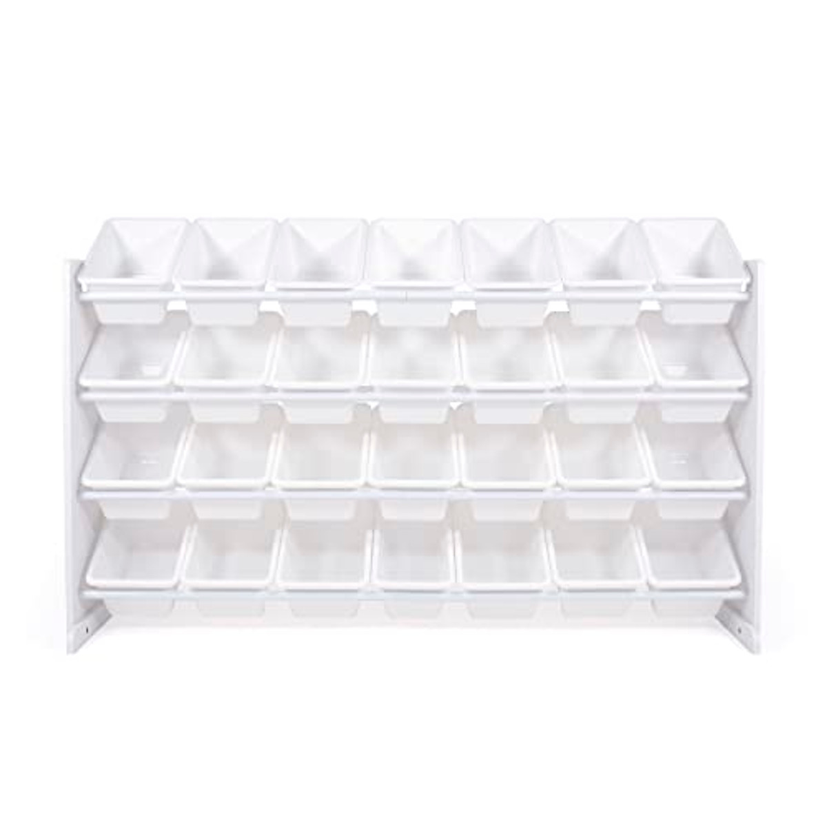 Humble Crew Mega Kids Toy Storage Organizer with 28 Storage Bins, White