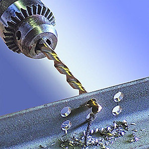 IVY Classic 01524 No. 24 Wire Gauge Drill Bit, M2 High-Speed Steel, 135-Degree Split Point, 1/Card