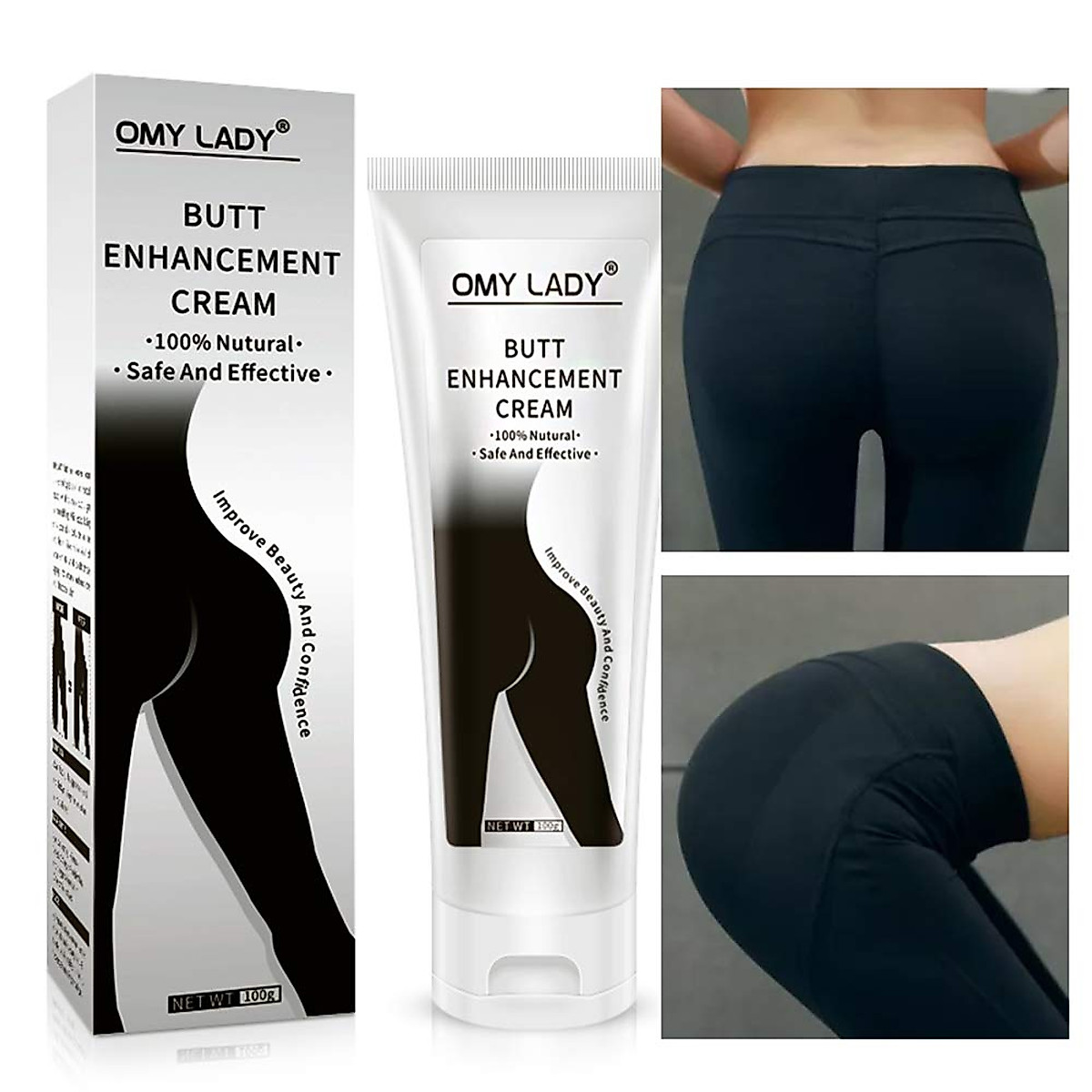 Butt Enhancement Cream, Buttocks Enlargement Enhancer Hip Butt Lifting, Improving Hip Sagging, Hip Dropping, Hip Grain Effective Butt Enlargement Massage Cream 100g