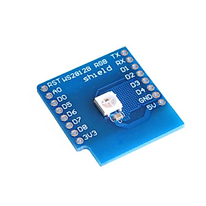 Esp8266 for WeMos D1 Module WS2812B RGB Shield for WeMos D1 Mini ESP8266 Module Board Wiht Pins Esp8266
