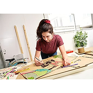 STABILO Premium Felt Tip Pen Pen 68 ARTY - Wallet of 65-65 Colors