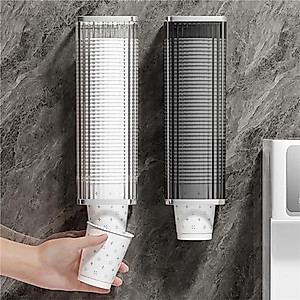 SYJHHWGS Convenient Cup Holder for Water Dispenser Wall Mounted Paper Cup Dispenser Cup Storage Holder