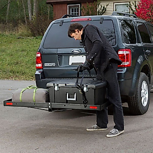 Rage Powersports 60" Folding Bumper Hitch Cargo Carrier Tray