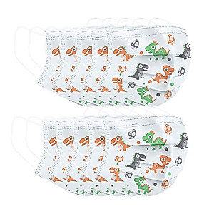 Anewoneson Kid Outdoor Dust Face Macks Disposable Health Protection Bandana 3Ply Ear Face Màsc 10-100PC