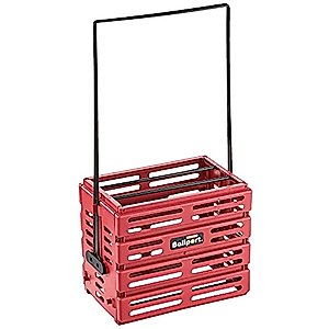 Tourna Ballport Tennis Ball Hopper Holds 80 Balls Durable and Lightweight – Red