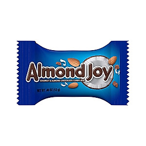 Almond Joy Miniature Bars - Coconut and Almond Milk Chocolate Candy – Over 65 Individually Wrapped Pieces – 2-Pound Bulk Pack