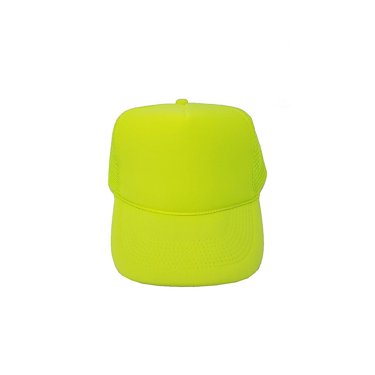 2 Packs NEON Baseball Caps Blank Trucker Hats Summer Mesh Bachelorette Capl (2 for Price of 1) (NEON - Yellow)