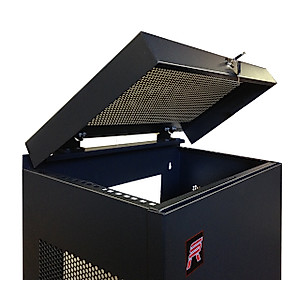 6U Wall Mount Rack Network Cabinet Enclosure - Vertical Server Equipment, Durable Mini Design, Efficient Cooling, Secure Lock, Easy Installation, Steel Construction