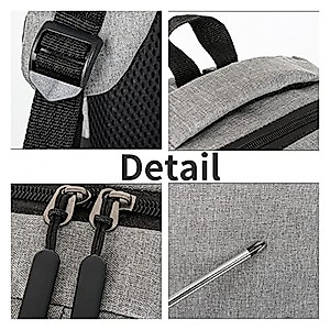 RRRWEI Laptop Backpack 15.6 Inch Slim Computer Bag,Business Travel Anti Theft Durable Backpack Usb Charging Port,For College School (black)