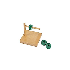Adena Montessori Discs on Horizontal Dowel Montessori Toys for 12-18 Months Baby