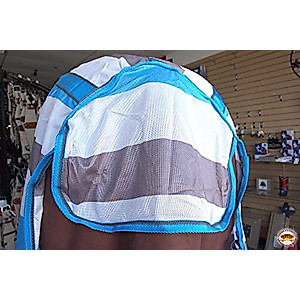 HILASON 75 Inches Horse Fly Sheet Ultra Violet Rays Protect Mesh Bug Mosquito Summer Spring | Fly Sheet | Horse Turnout Sheet | Fly Sheet for Horses | Bug and Mosquito Protection | Fly Sheet for Horse